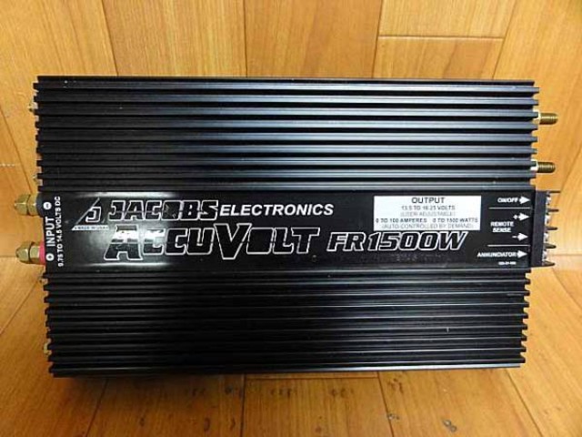 JACOBS ACCUVOLT アキュボルト 安定化電源 FR1500W（車載オーディオ）の買取価格 （ID:89138）｜おいくら