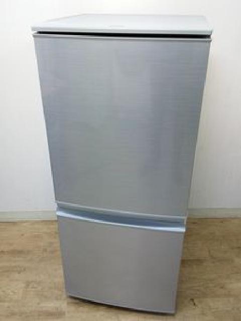 シャープ SHARP 137L 2ドア冷蔵庫 シルバー系 SJ-14Y-S 2014年製（冷蔵庫・冷凍庫）の買取価格 （ID:662089）｜おいくら