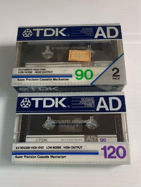 【1円スタート】TDK AD90 AD120 2個セット カセットテープ（その他CD・DVD）の買取価格 （ID:734082）｜おいくら