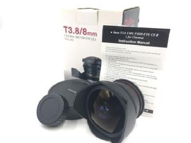 SAMYANG 動画用単焦点魚眼レンズ 8mm T3.8 UMC FISH-EYE CS II（カメラレンズ）の買取価格 （ID:698068）｜おいくら
